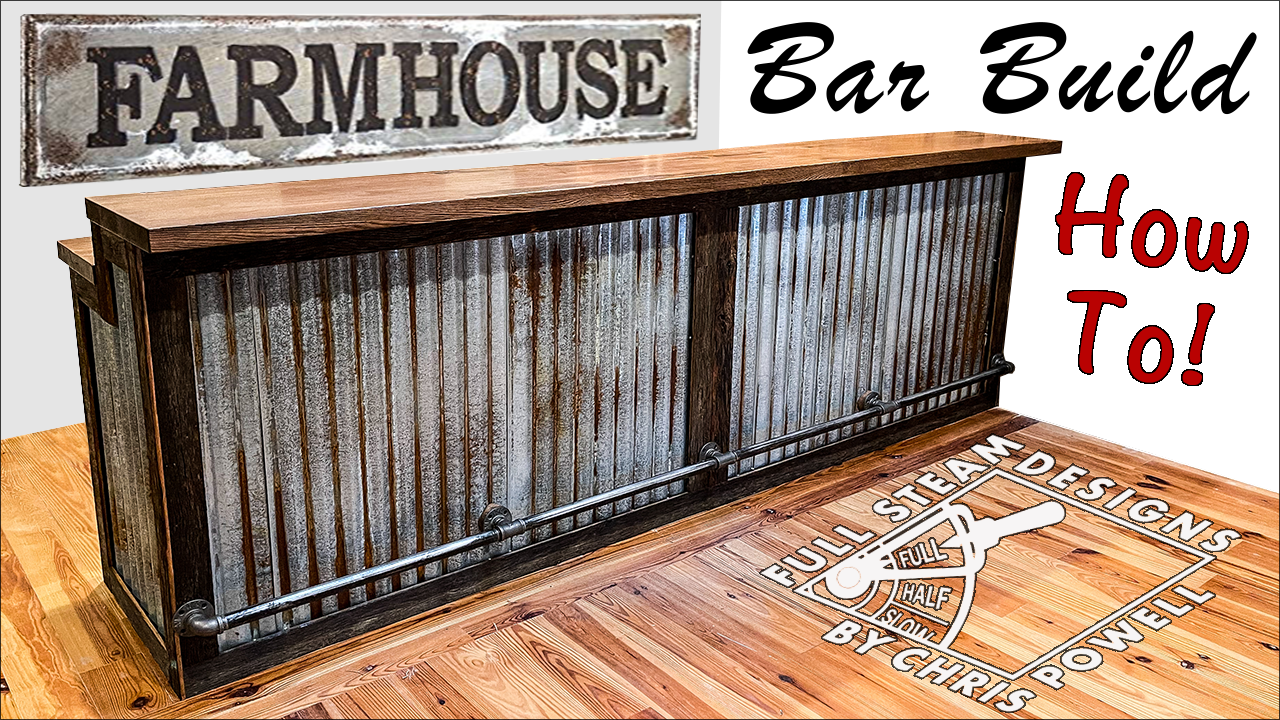 farmhouse bar thumbnail 2 – Full Steam Designs by Chris Powell